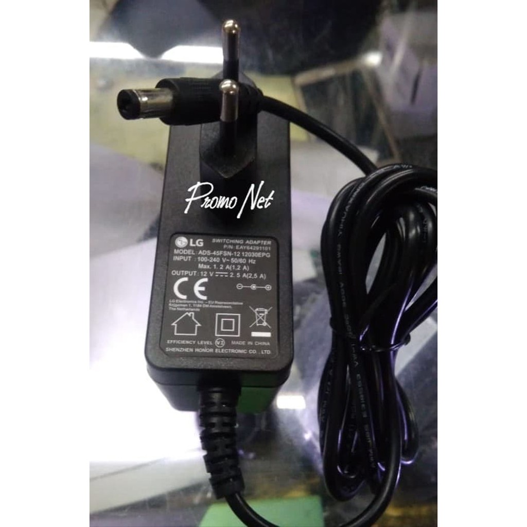 Jual Adaptor LG 12V 2.5A Switching Adapter 12 Volt 2.5 Ampere High ...