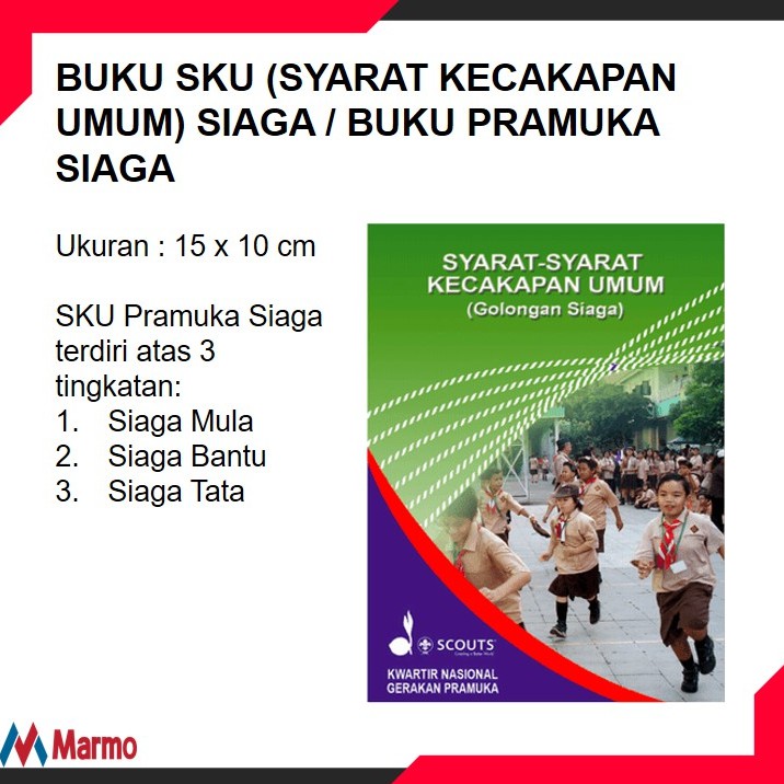 Jual Buku SKU (Syarat Kecakapan Umum) Siaga / Buku SKU Pramuka Siaga | Shopee Indonesia