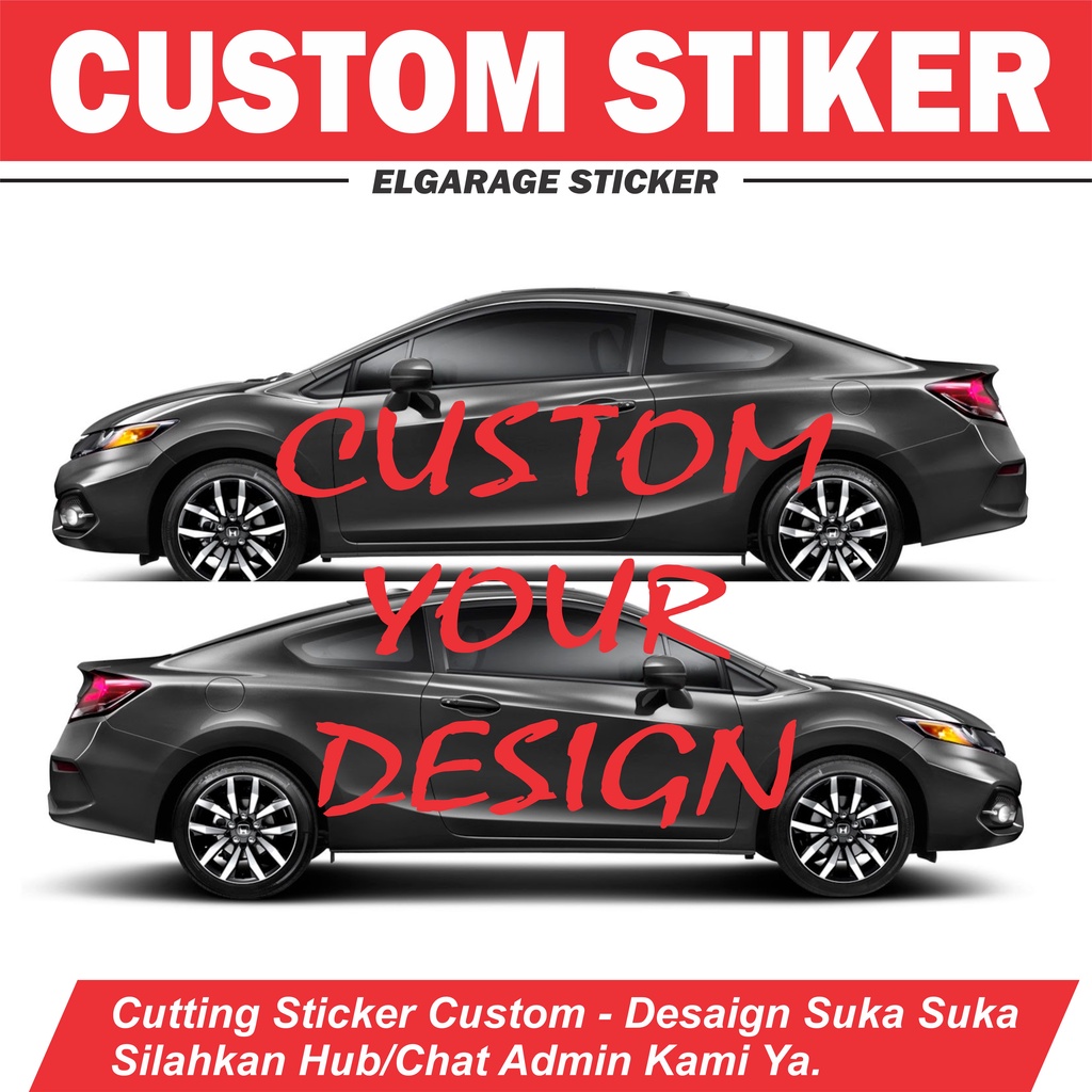 Jual Custom Stiker Suka Suka Sticker Mobil Sticker Motor Stiker Custom ...