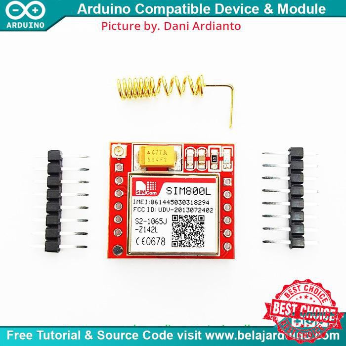 Jual PROMO HARGA MURAH SIM800L GSM GPRS Module for Arduino ( GSM GPRS ...