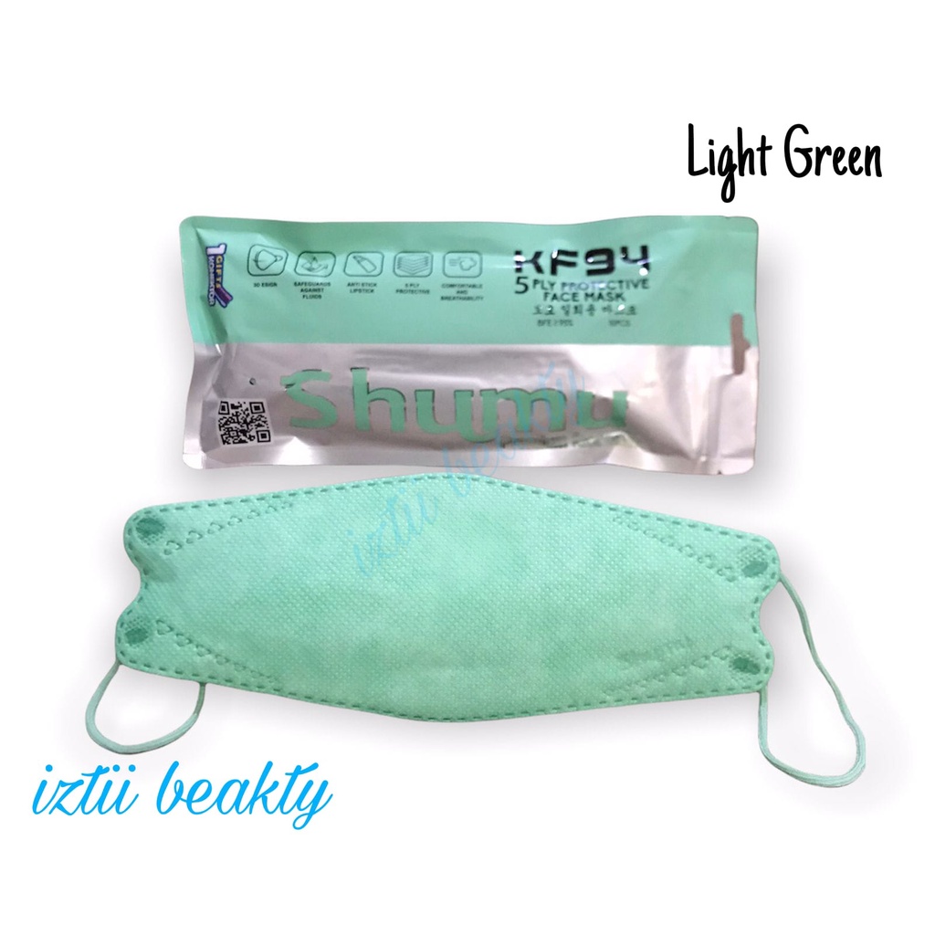 Jual [SHUMU KF94] Masker Shumu KF94 5 Ply izin AKD Kemenkes isi 10 Pcs | Shopee Indonesia