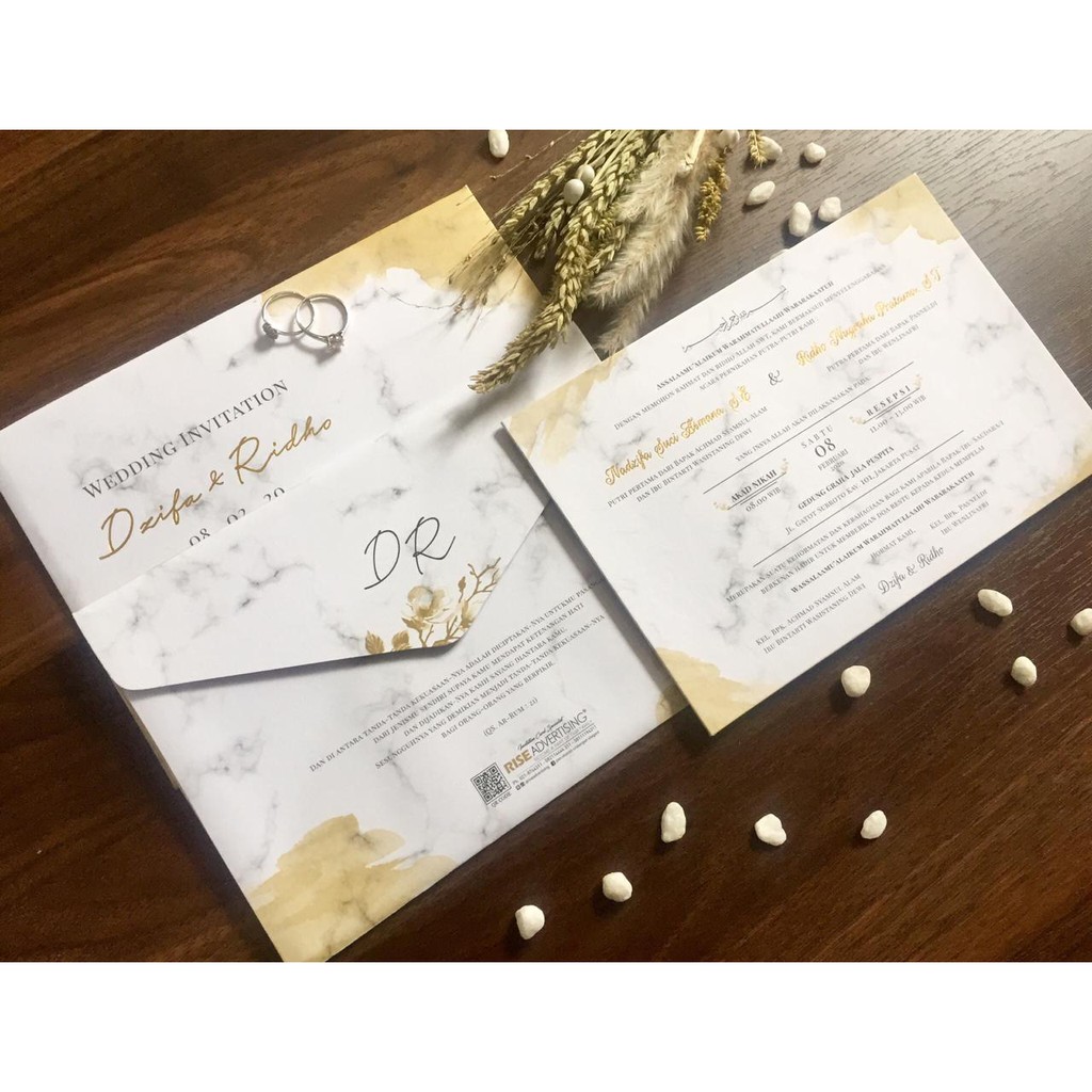 Jual UNDANGAN PERNIKAHAN MOTIF MARBLE MODEL SINGLE HARD COVER | Shopee ...