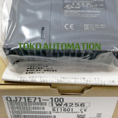 Jual Plc Mitsubishi Qj71E71-100 Qj71E71100 Information Module Ethernet Pb28 Automi22 Segera Beli ...