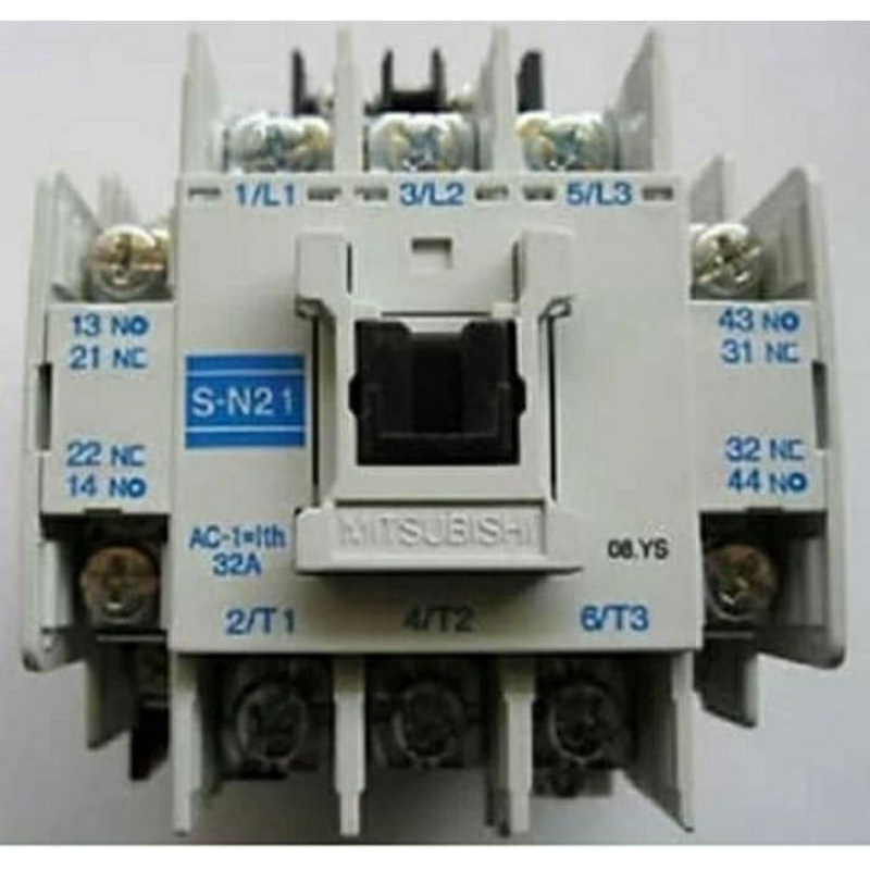 Jual kontaktor sn21 mitsubishi voil 220 volt / contactor sn21 mitsubishi original | Shopee Indonesia