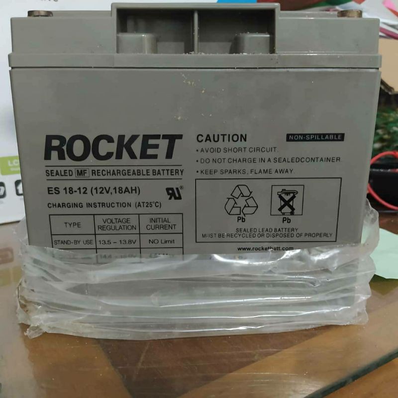 Jual Battery ROCKET 12V 18AH | Shopee Indonesia