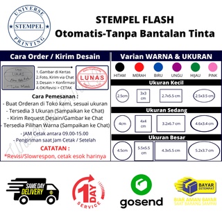 Jual Cetak Stempel Otomatis Stempel Flash Murah | Shopee Indonesia