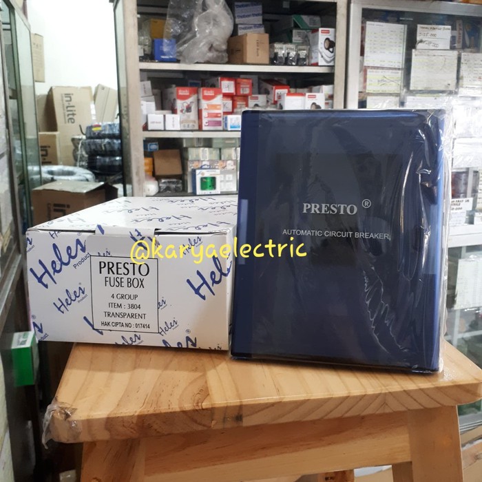 Jual BOX MCB PRESTO INBOW 4 GROUP 4GRUP 3804 TANAM FUSE BOX | Shopee ...