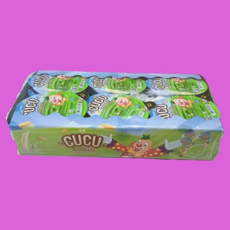 Jual Cucu Quackle rasa pandan isi 24pcs | Shopee Indonesia