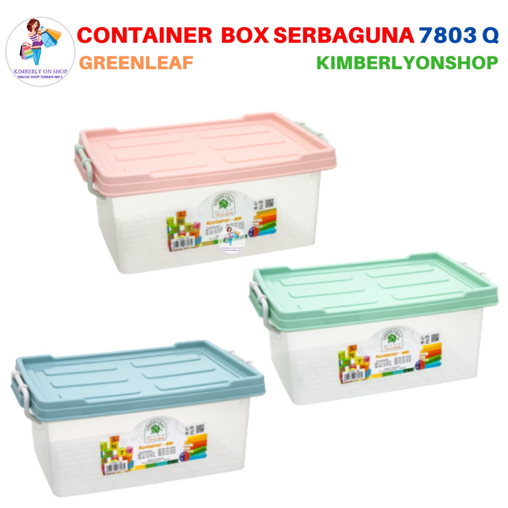 Jual Container Box 5,5 Liter 7803 Green Leaf | Shopee Indonesia