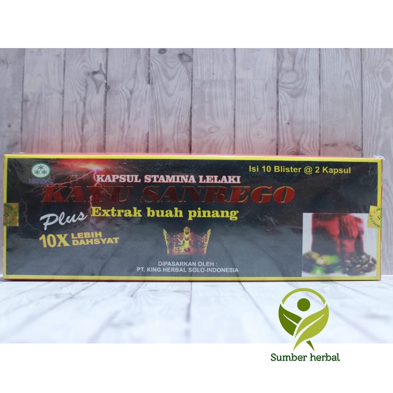 Jual Kayu Sanrego Plus Extrak Buah Pinang Kapsul Original | Shopee ...