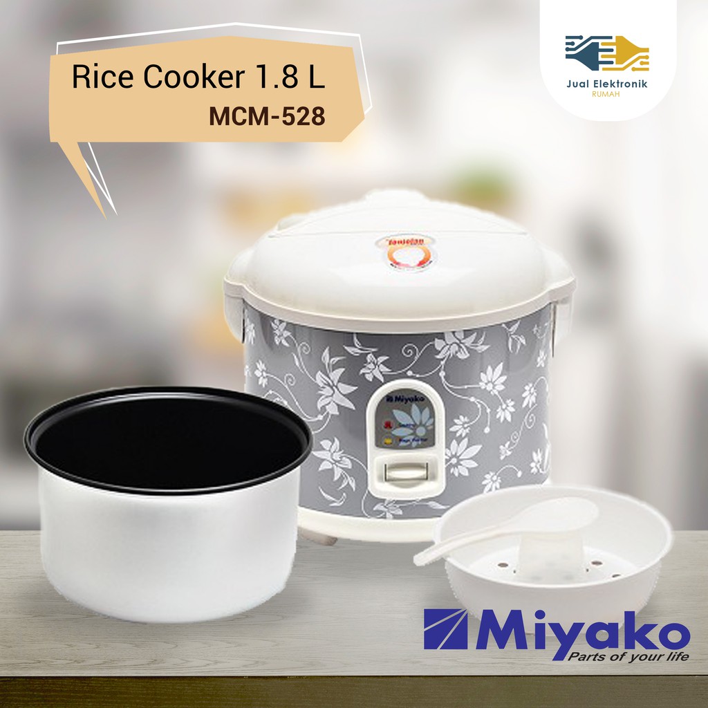 Jual Magic Com Miyako 1.8 Liter MCM528 Kualitas Terbaik | Shopee Indonesia