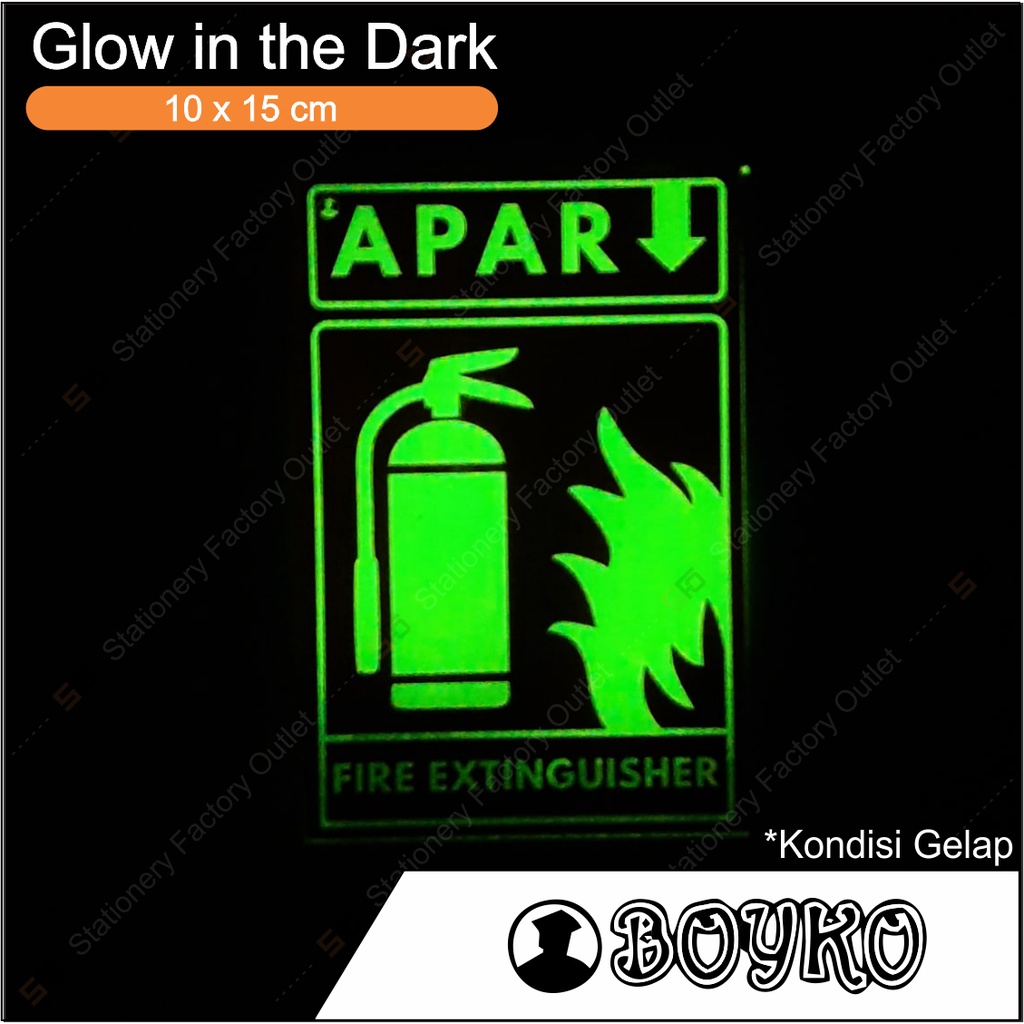 Jual Akrilik APAR Alat Pemadam Api - Glow in The Dark - Acrylic Sign ...