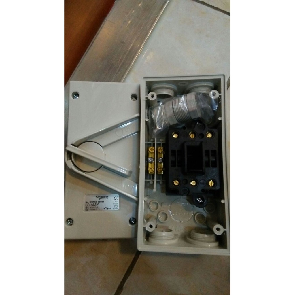 Jual isolator switch - saklar - schneider WHT63 IP66 - Good Product ...