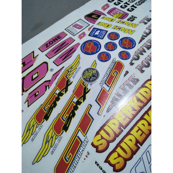 Jual decals sticker bmx gt mach one repro | Shopee Indonesia