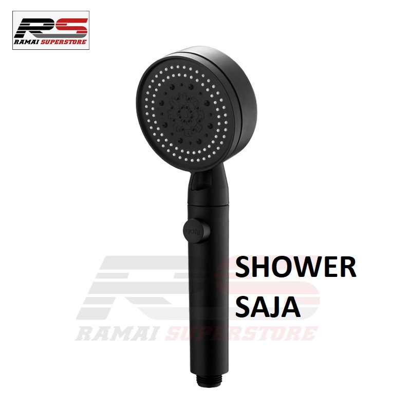 Jual Kepala Shower Mandi Hitam dan Silver Premium | Shopee Indonesia