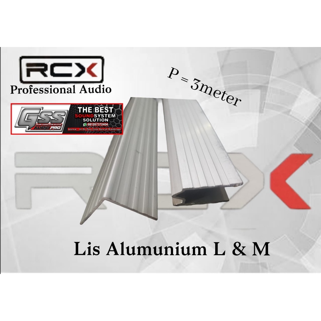 Jual Lis L Alumunium Box Hardcase Siku Harkes (1 batang 3 meter ...