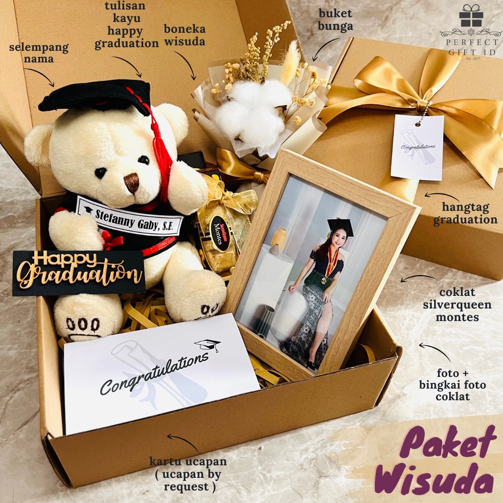 Jual HADIAH WISUDA / KADO WISUDA / HAMPERS WISUDA / HAMPERS GRADUATION ...