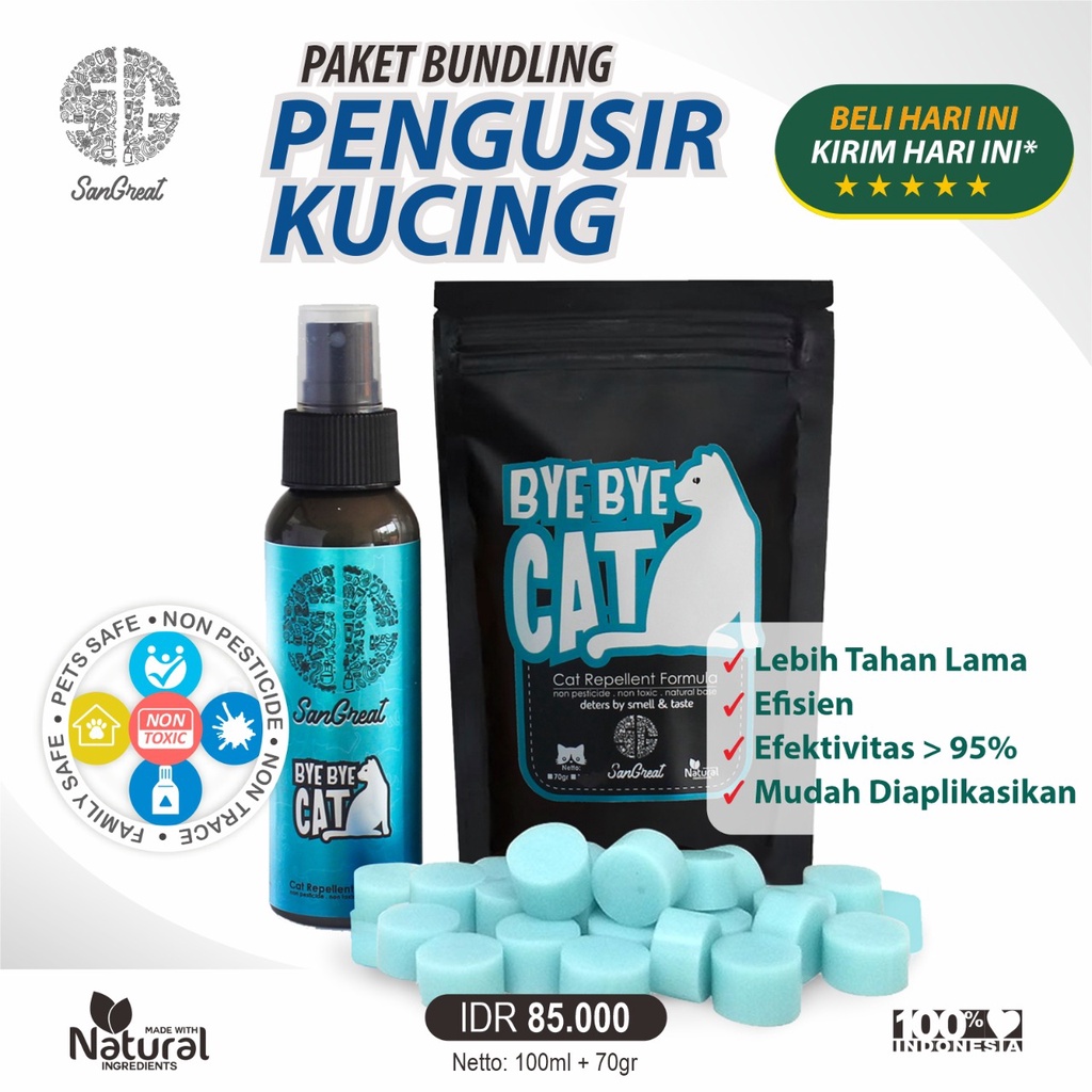 Jual Semprotan anti kucing dan kapur barus anti kucing organik alat ...