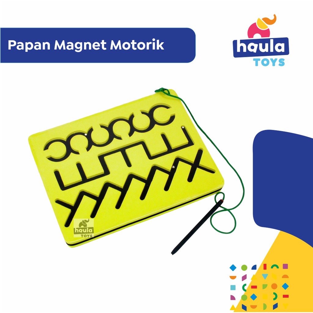 Jual HAULA TOYS || Mainan Edukasi, Papan Magnet Motorik, Papan Alur ...