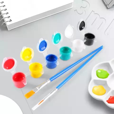 Jual Cat Lukis Akrilik Set Acrylic Paint 12 Warna | Shopee Indonesia