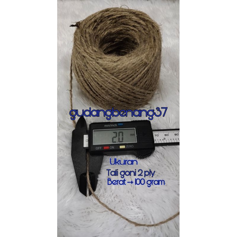 Jual Tali Rami Goni ukuran 2 PLY & 3 PLY| Tali Goni Gulungan | Tali ...