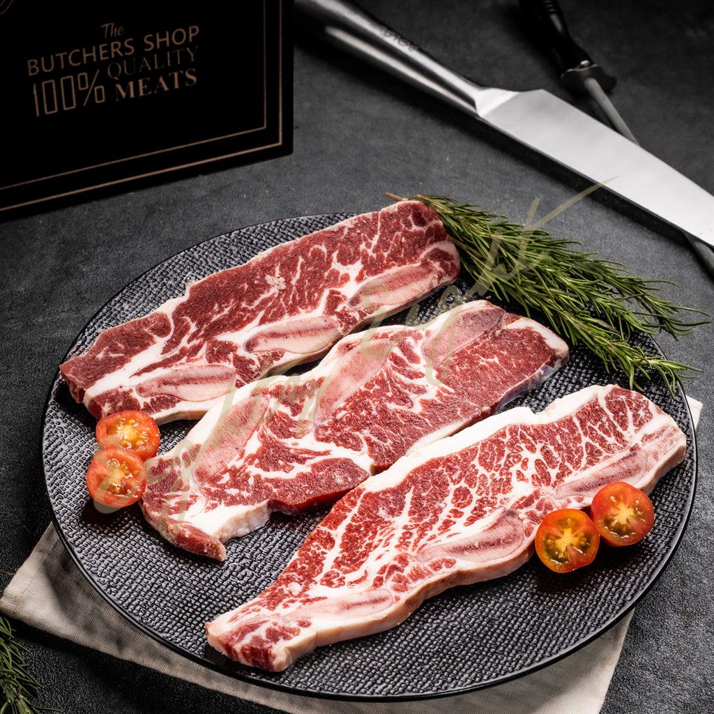 Jual DAGING SAPI / SHORT RIBS USDA BONE IN CERTIFIED ANGUS BEEF (250 ...