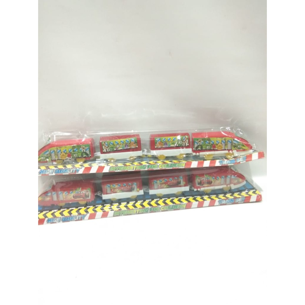 Jual Mainan anak kereta cepat - train set karakter pake baterai ...