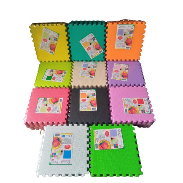 Jual Puzzle lantai ukuran 30x30 tbl 0,5 cm playmate/alas lantai/eva ...