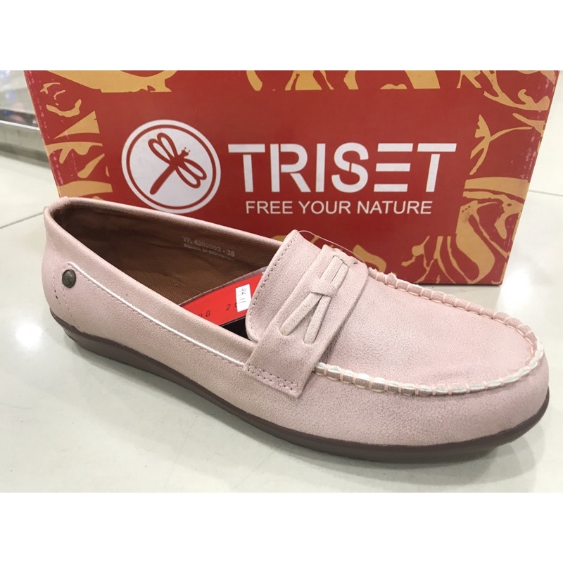 Jual Sepatu slop sepatu flat shoes wanita merek TRISET original super ...