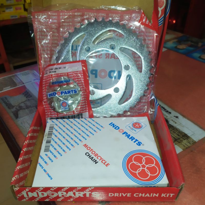 Jual GEAR SET INDOPARTS NINJA NINJA S NINJA R GIR SET GIGI TARIK RANTAI ...