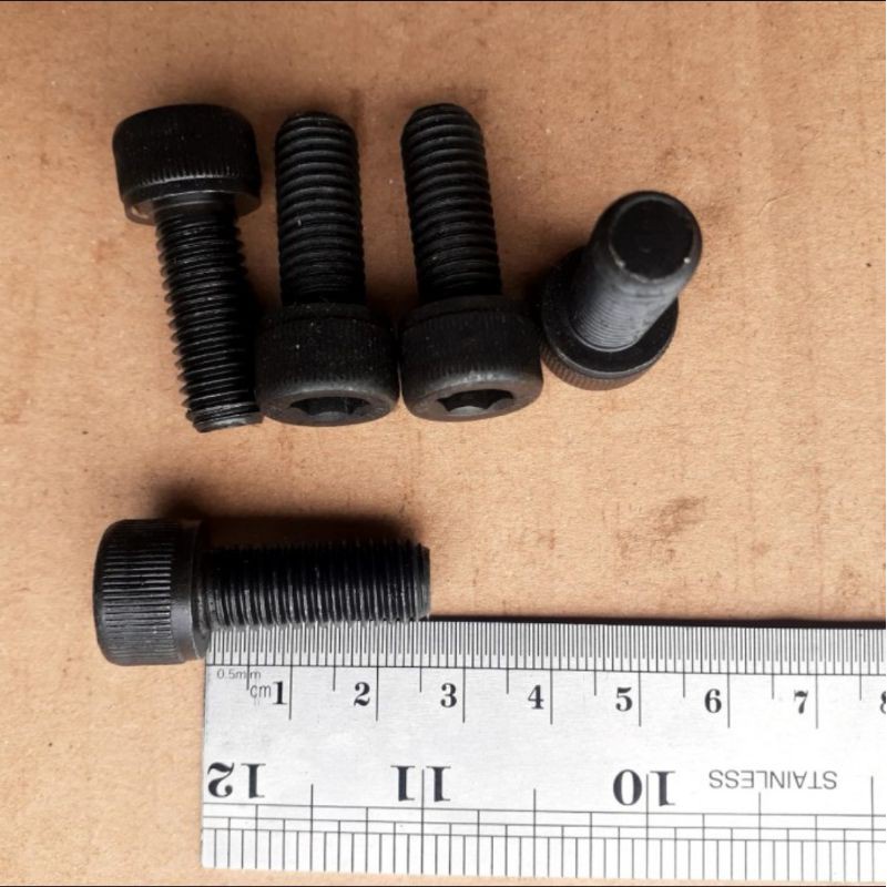 Jual BAUT L BAJA M10 X 25 / BAUT L M10 X 25 / BAUT L M10X25 BAJA HITAM / BAUT M10 / BAUT 17 ...