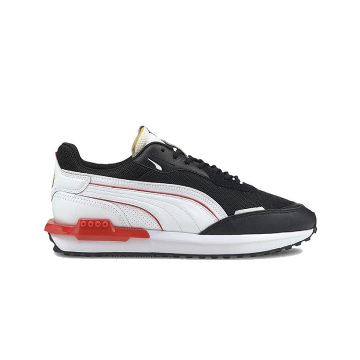 Jual SNEAKERS PUMA CITY RIDER AS BLACK WHITE HIGH - 38255401 | Shopee ...