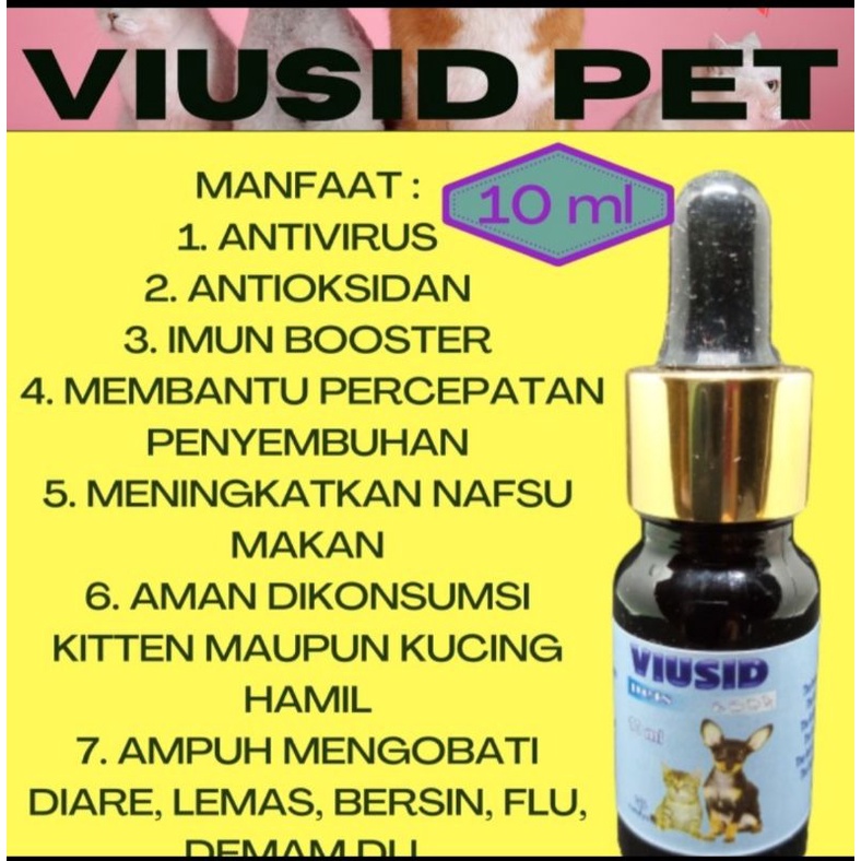 Jual Viusid Pet repackage repack 10 ml | Shopee Indonesia