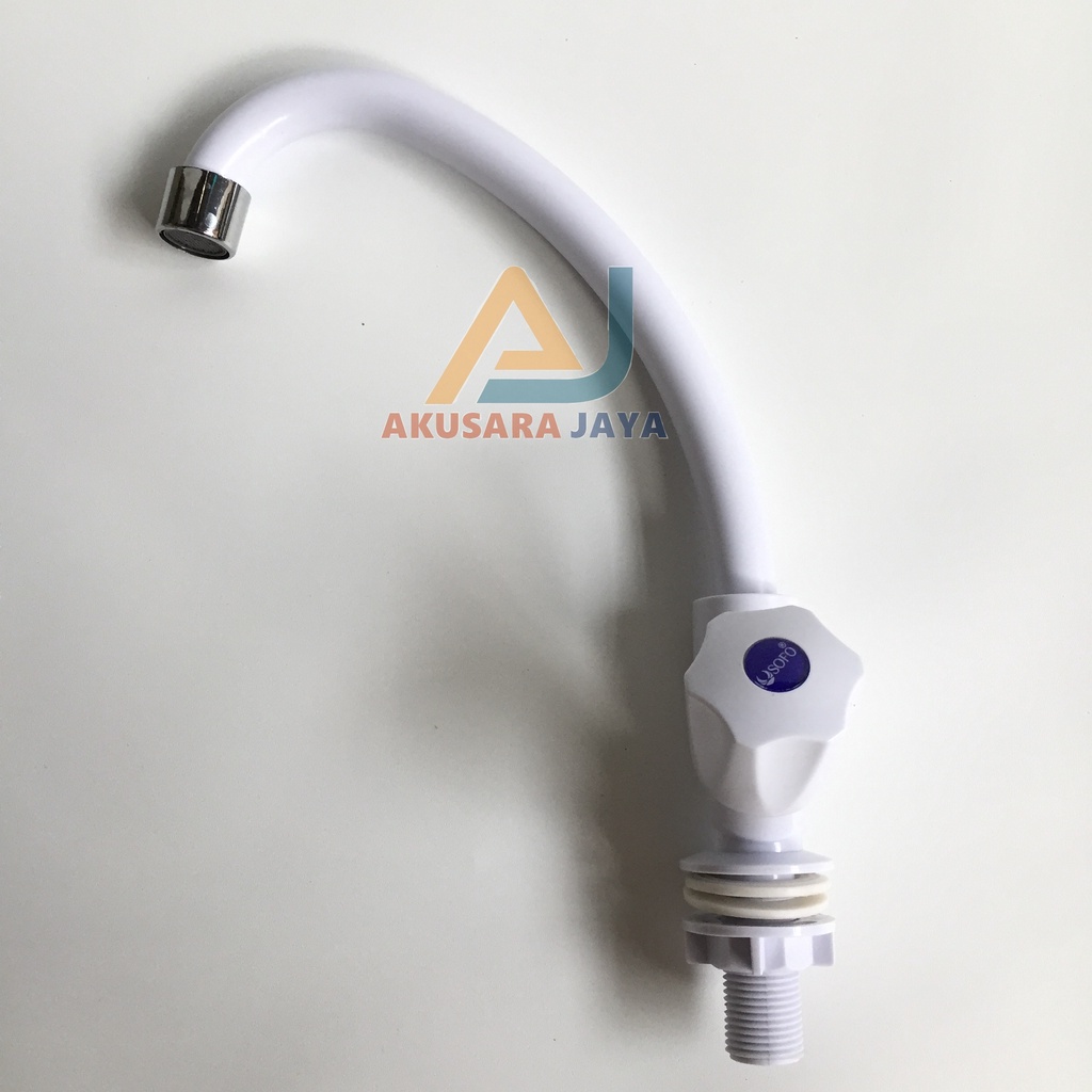 Jual Kran cuci piring / Kran SINK / Kran Angsa Meja PVC SF Model Bulat ...