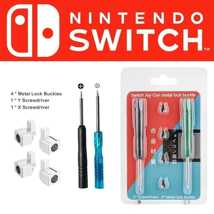 Jual Nintendo Switch Metal Lock Buckle Loose Joy-con Replacement Repair ...