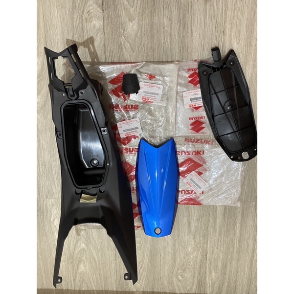 Jual SET COVER SAYAP BOX BAGASI TUTUP LEG CENTER SATRIA FU FI INJEKSI ...