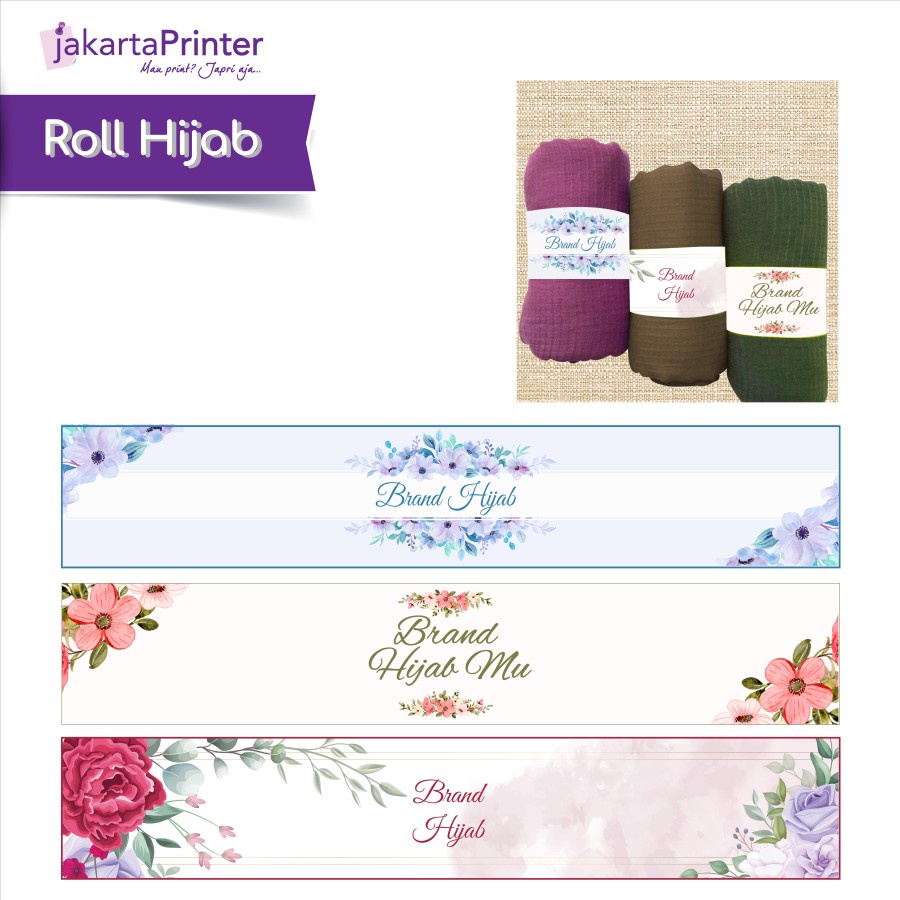 Jual CETAK ROLL HIJAB / CUSTOM LABEL PENGIKAT HIJAB | Shopee Indonesia Jual CETAK ROLL HIJAB / CUSTOM LABEL PENGIKAT HIJAB | Shopee Indonesia