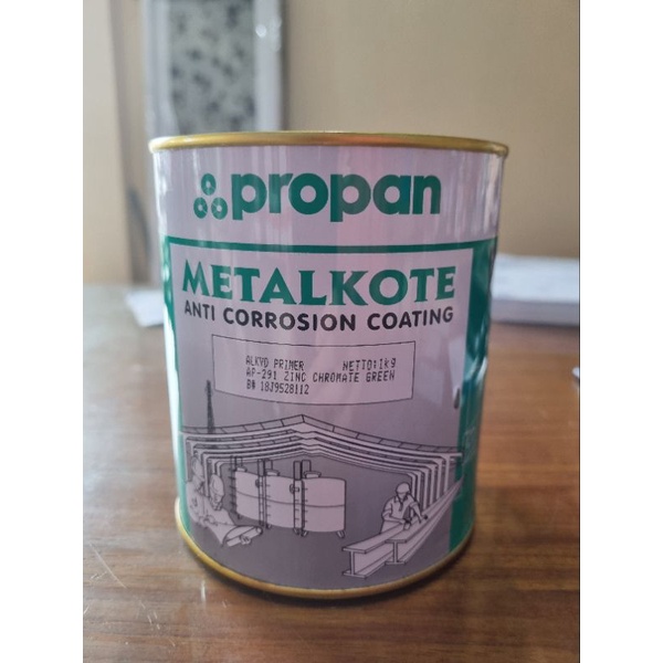 Jual Propan metalkote zinchcromate / cat dasar besi anti karat 1 kg ...