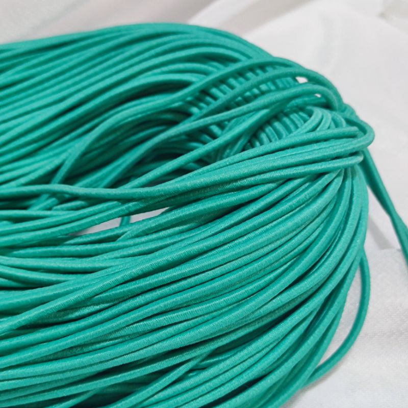 Jual [PART 1] Tali Karet POLOS Elastis SENGKELIT PENGAIT LUBANG KANCING ...