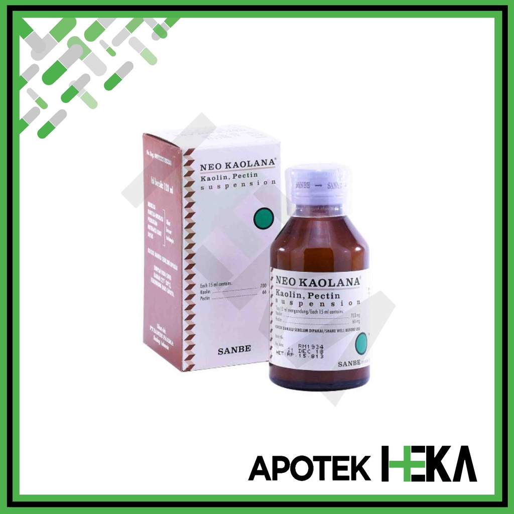 Jual Neo Kaolana Kaolin Pectin Suspensi 120 ml - Sirup Diare (BANDUNG ...