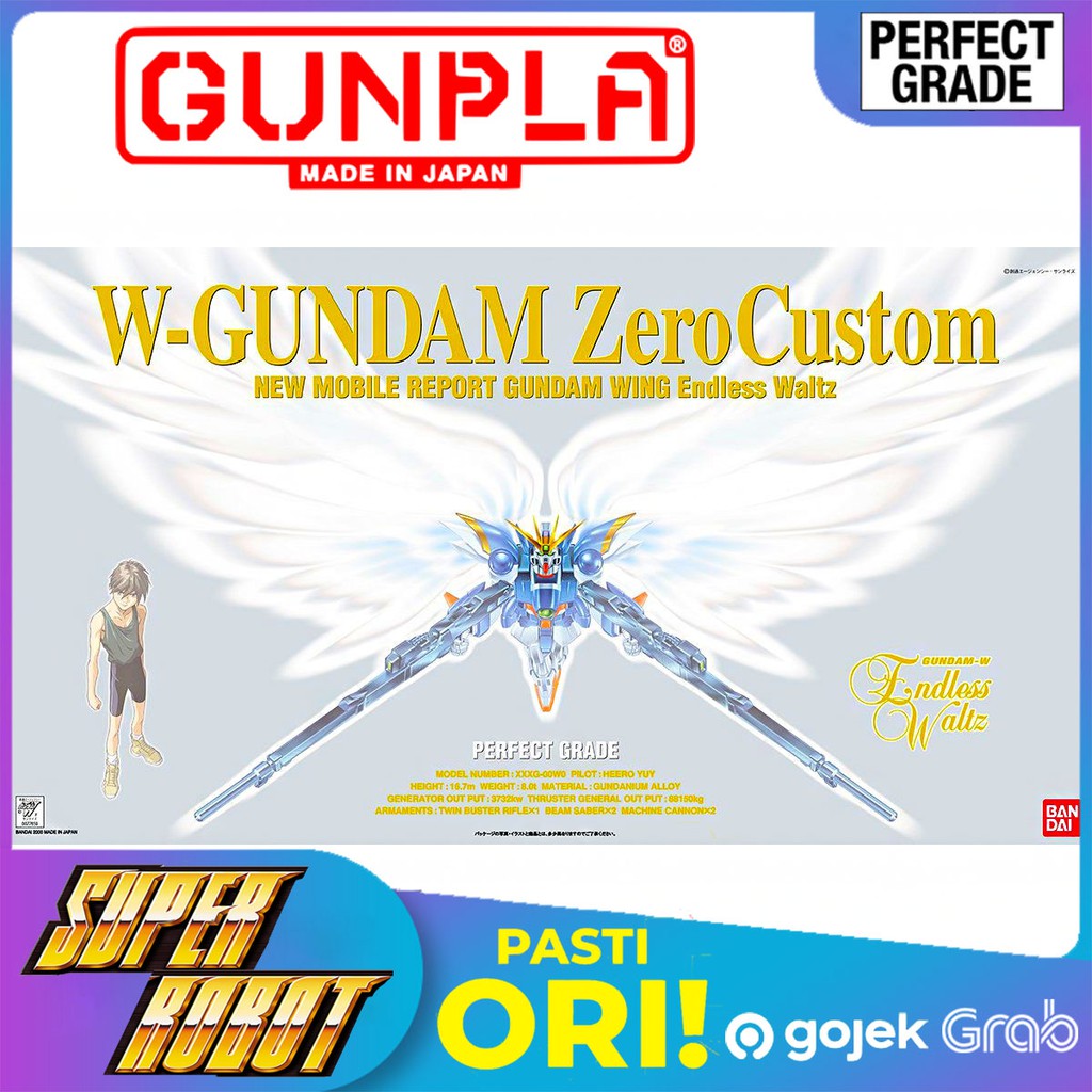 Jual BANDAI PG Wing Gundam Zero Custom EW Endless Waltz | Shopee Indonesia