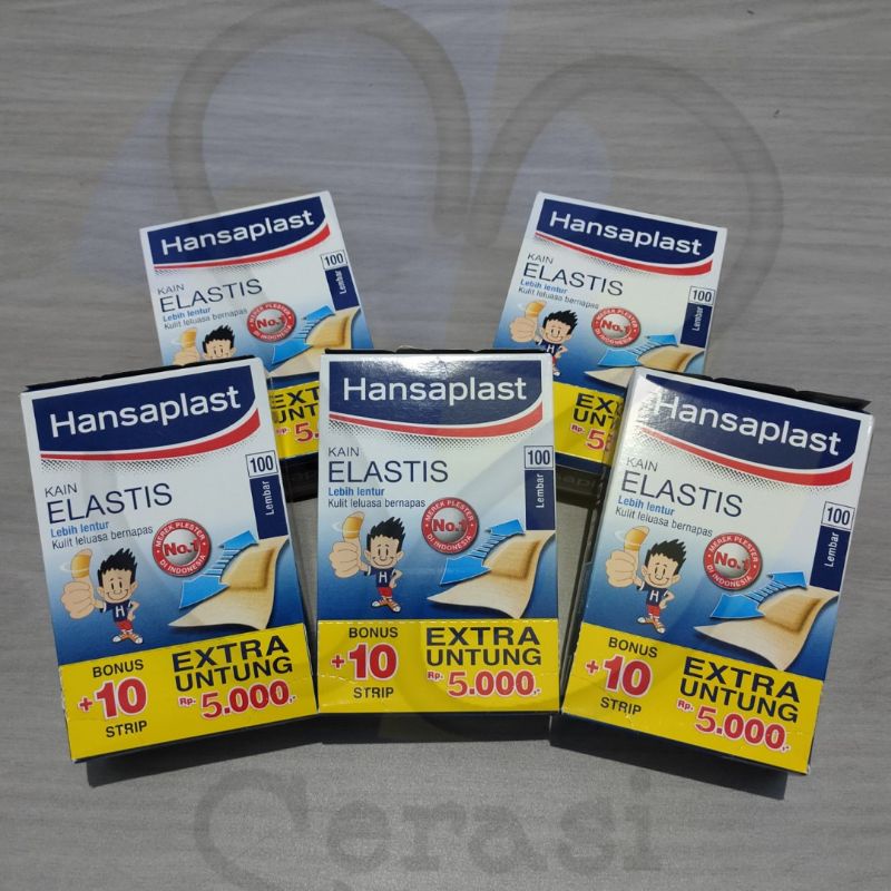 Jual Hansaplast Kain elastis / hansaplast FUN 100 lembar / hansaplas ...