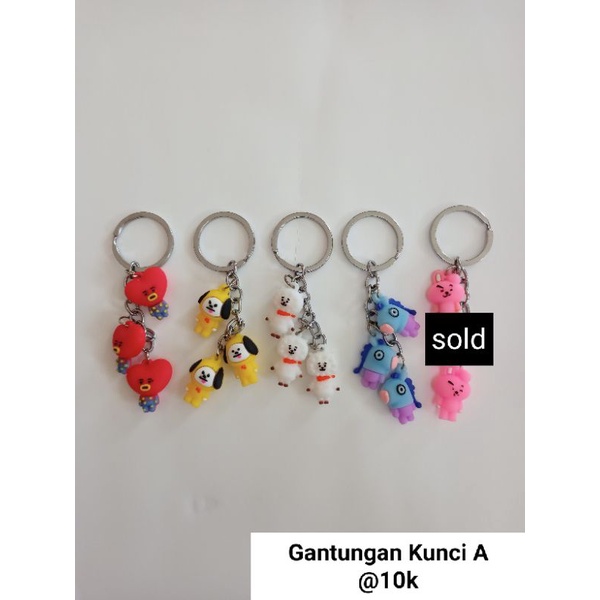 Jual Gantungan Kunci A BT21 | Shopee Indonesia