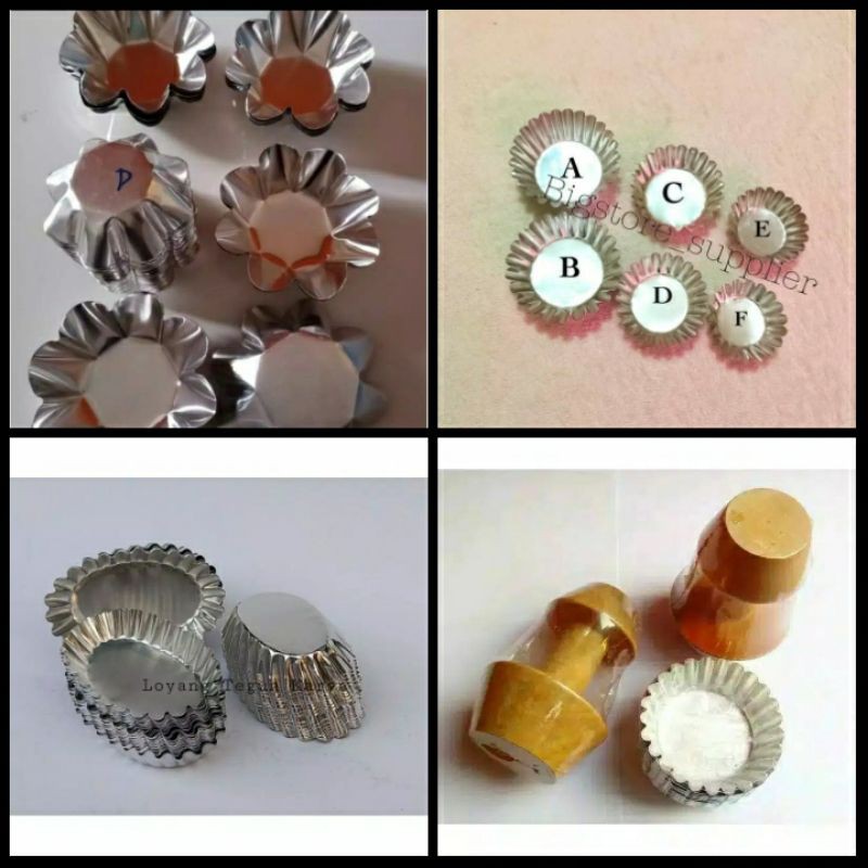 Jual Cetakan kue pie / Kue sus Bulat Oval Bunga | Shopee Indonesia