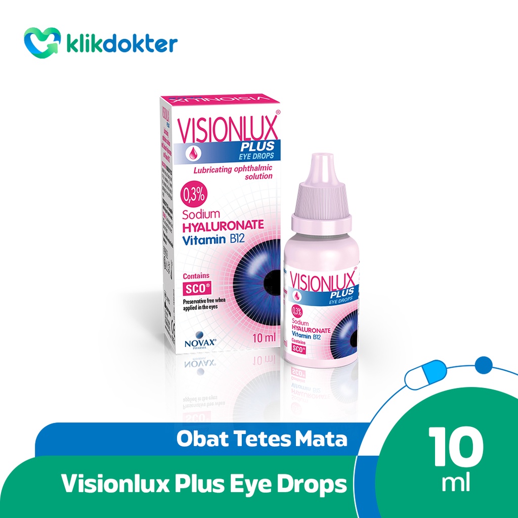 Jual Visionlux Plus Eye Drops 10ml - Obat Tetes Mata dengan Vit B12 ...