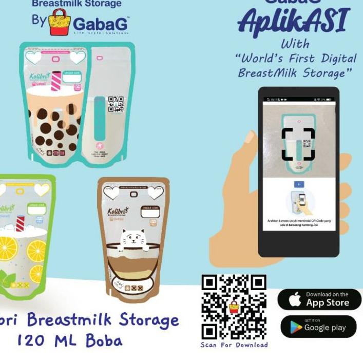 Jual JVK - GABAG Kantong ASI Plastik ASI Kolibri Smart - Classic 100ml ...