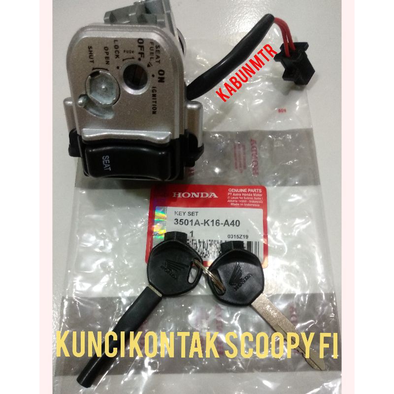 Jual KUNCI KONTAK KEY SET SCOOPY FI K16 | Shopee Indonesia