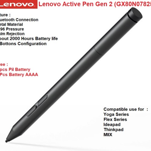 Jual STYLUS PEN LENOVO FLEX 5 LENOVO ACTIVE PEN 2 ORIGINAL 100% ...
