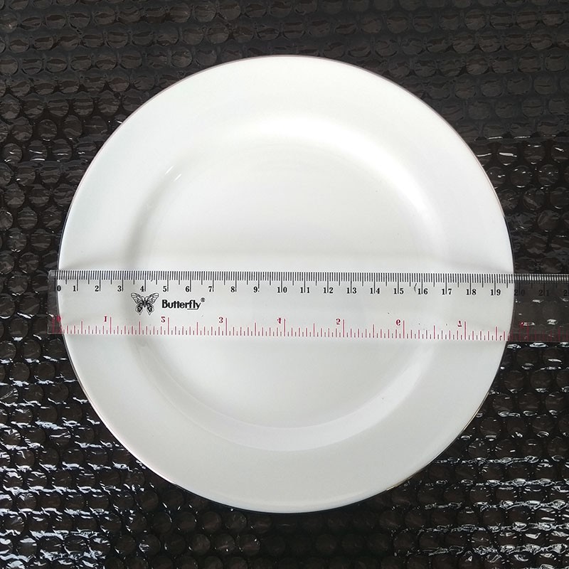 Jual 1 Pcs Piring Dessert Plate 8" Gold Lining (PC-8E) Indo Keramik | Shopee Indonesia