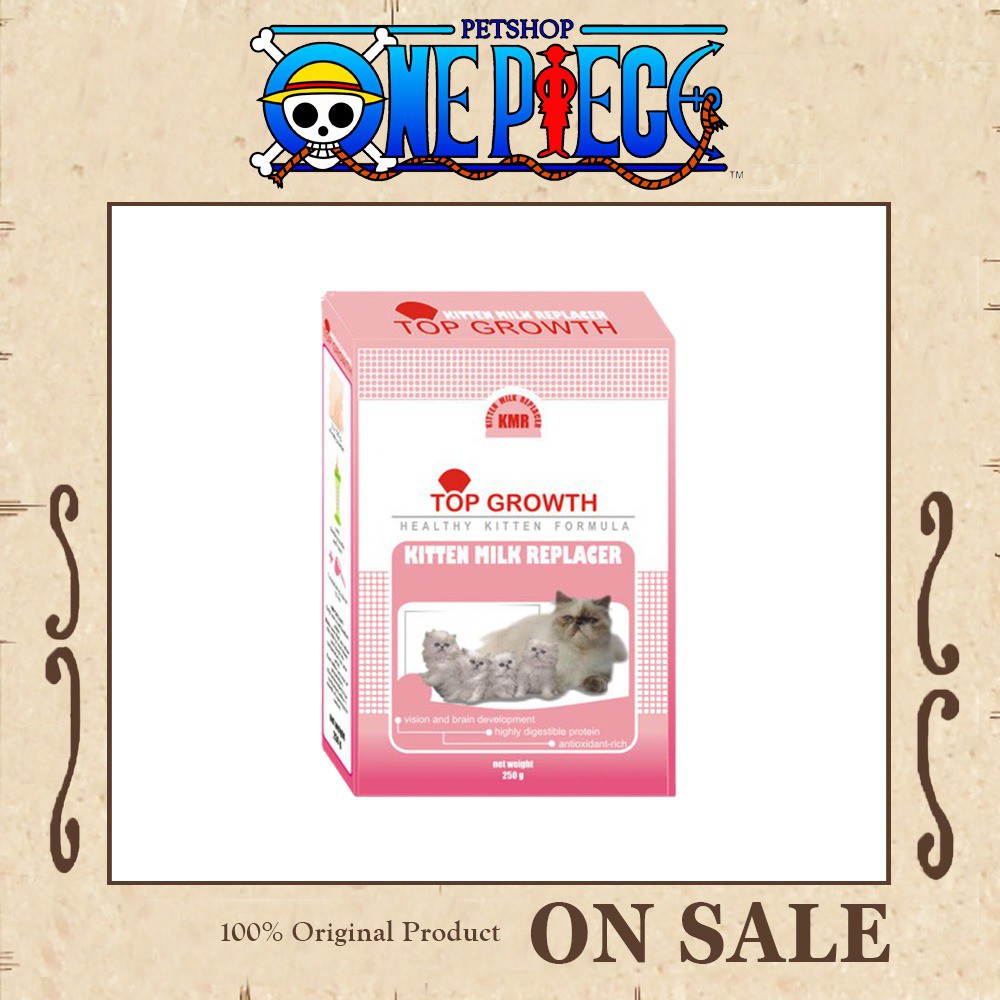 Jual Susu kucing Top Growth Kitten Milk Replacer 1 box KMR susu kucing ...